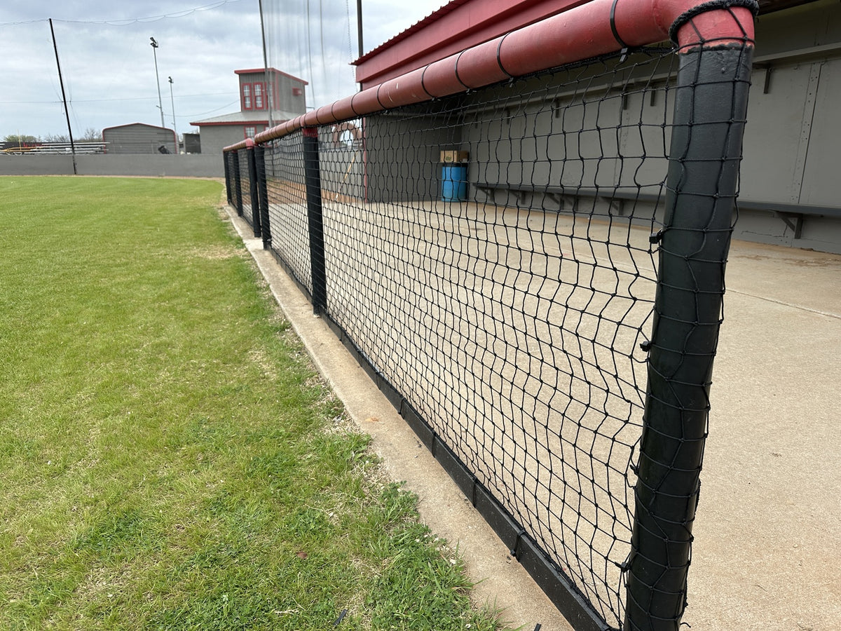 JFN #18 Nylon Baseball Backstop Net, Custom Size – Just For Nets