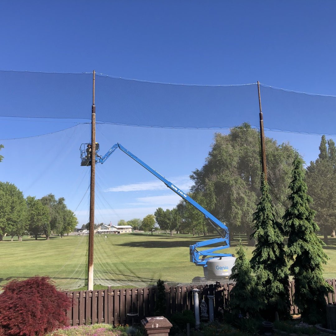 JFN #36 Nylon Baseball Backstop Net, Custom Size – Just For Nets