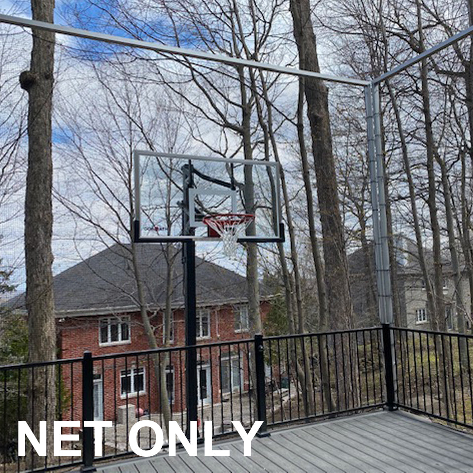 JFN #18 Nylon Basketball Court Net, Custom Size – Just For Nets